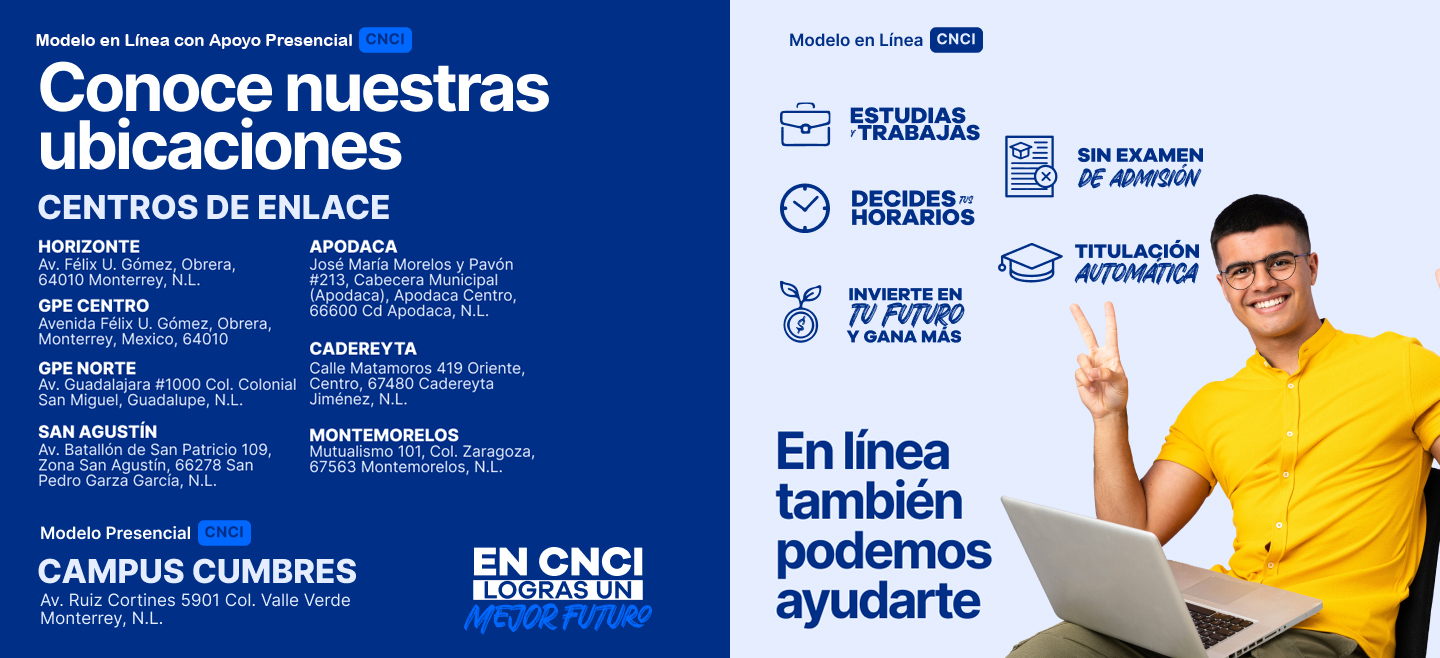 CNCI | Carreras en Línea